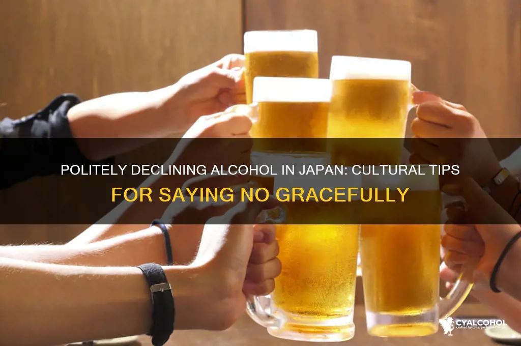 Politely Declining Alcohol In Japan: Cultural Tips For Saying No ...