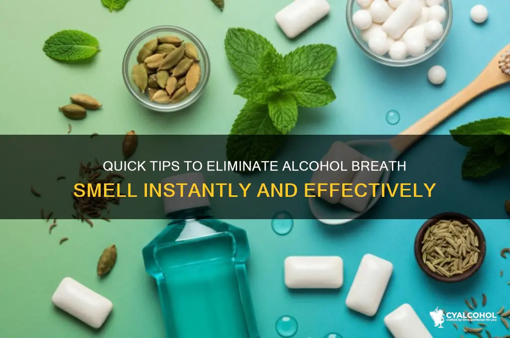 Quick Tips To Eliminate Alcohol Breath Smell Instantly And Effectively ...