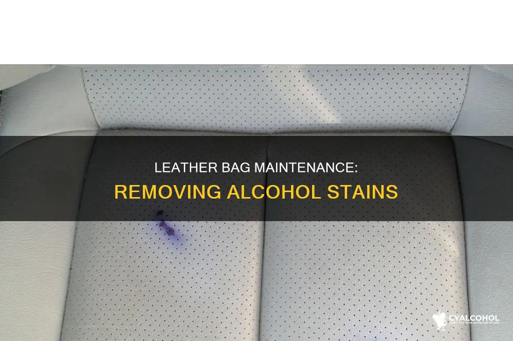 Leather Bag Maintenance: Removing Alcohol Stains | CyAlcohol