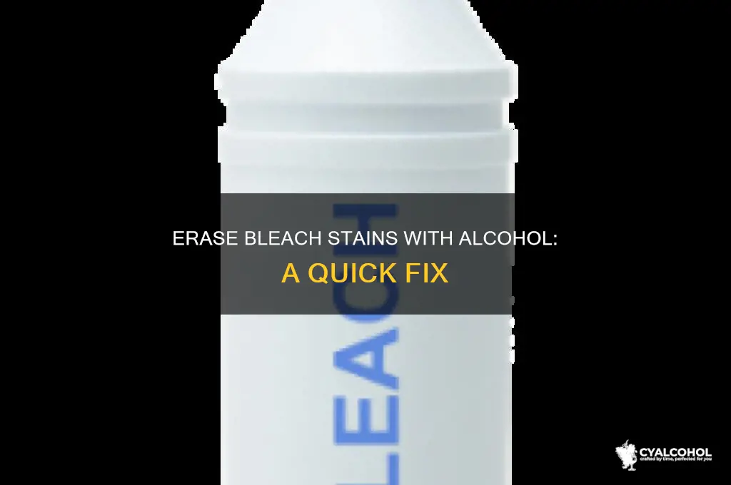 Erase Bleach Stains With Alcohol: A Quick Fix | CyAlcohol