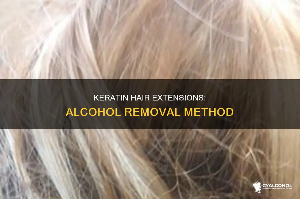 Keratin Hair Extensions: Alcohol Removal Method | CyAlcohol