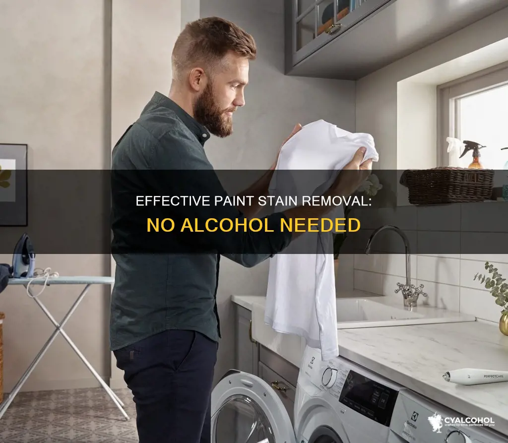 Effective Paint Stain Removal: No Alcohol Needed | CyAlcohol