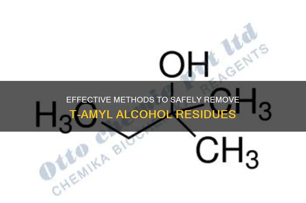 Effective Methods To Safely Remove T-Amyl Alcohol Residues | CyAlcohol
