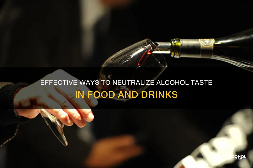 Effective Ways To Neutralize Alcohol Taste In Food And Drinks | CyAlcohol