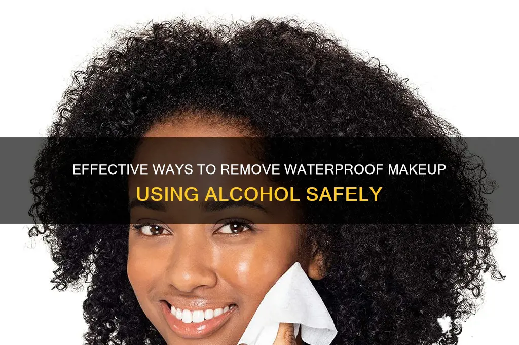 Effective Ways To Remove Waterproof Makeup Using Alcohol Safely | CyAlcohol