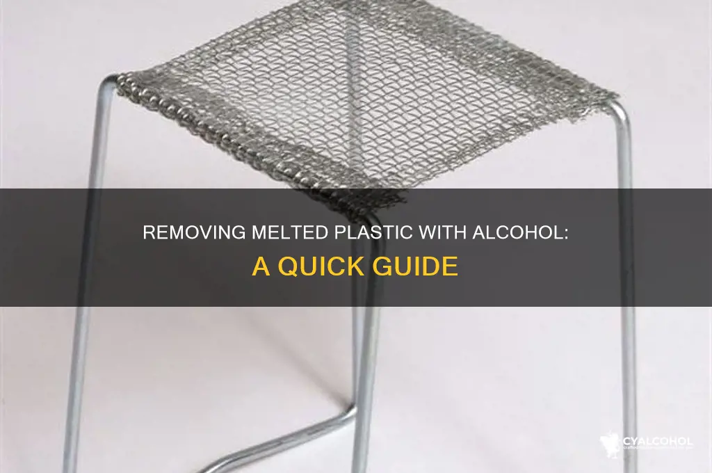 Removing Melted Plastic With Alcohol: A Quick Guide | CyAlcohol