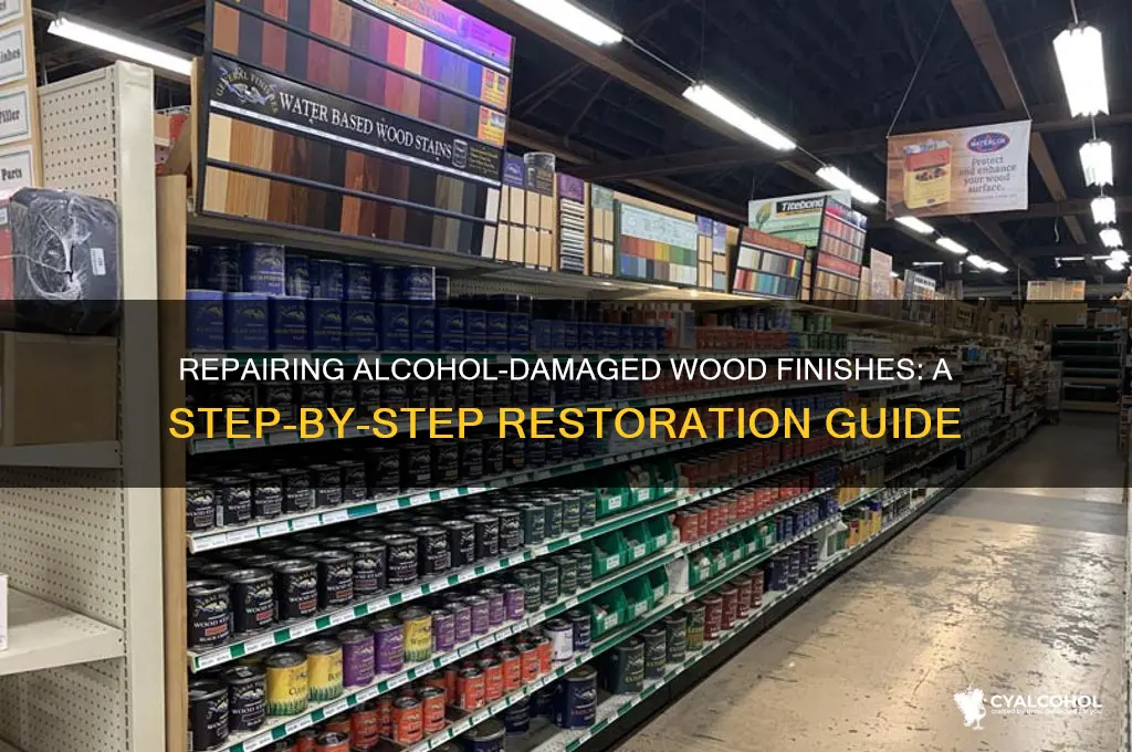 Repairing Alcohol-Damaged Wood Finishes: A Step-By-Step Restoration ...