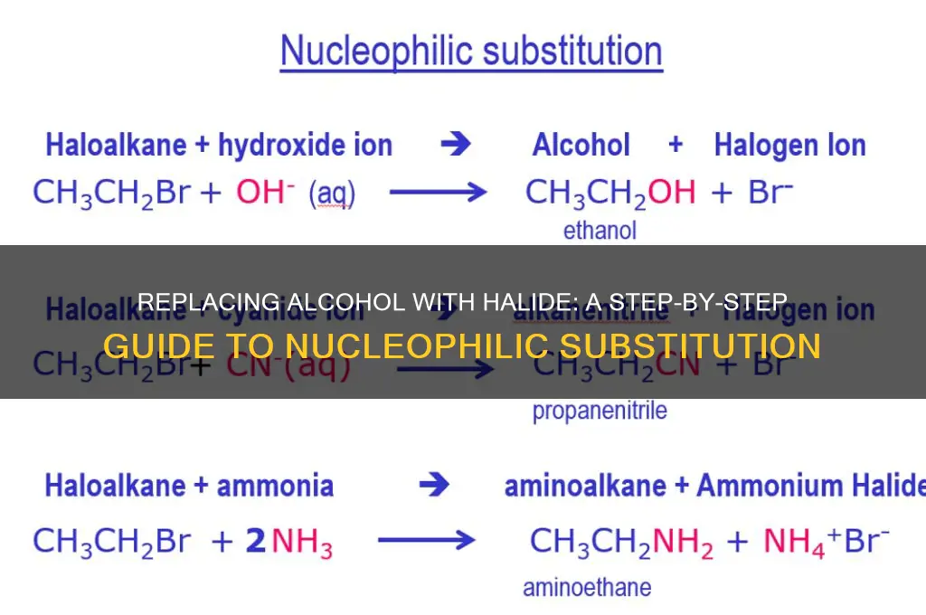 Replacing Alcohol With Halide: A Step-By-Step Guide To Nucleophilic ...