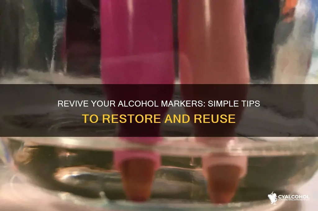 Revive Your Alcohol Markers: Simple Tips To Restore And Reuse | CyAlcohol