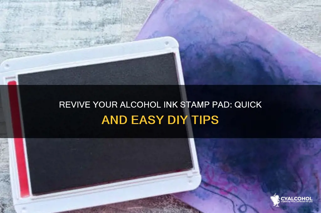Revive Your Alcohol Ink Stamp Pad: Quick And Easy Diy Tips | CyAlcohol