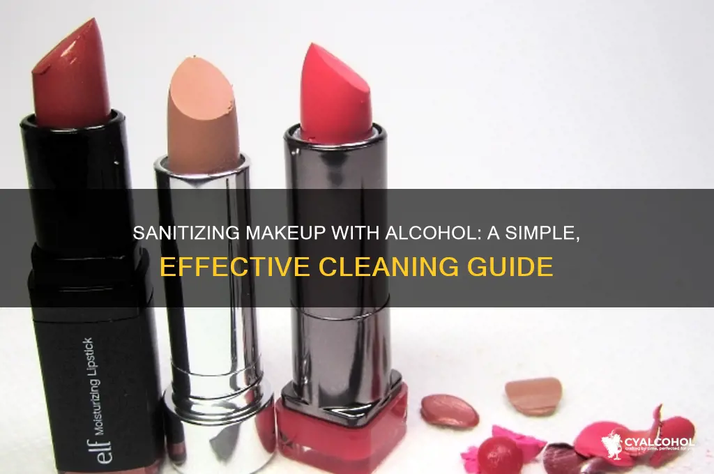 Sanitizing Makeup With Alcohol: A Simple, Effective Cleaning Guide ...