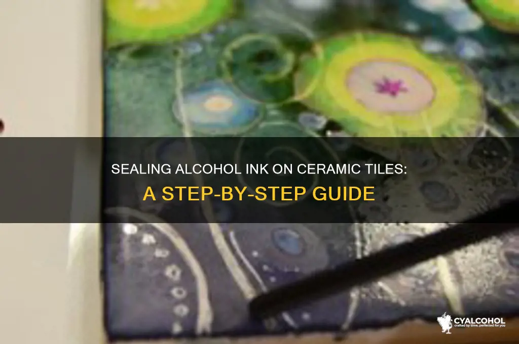 Sealing Alcohol Ink On Ceramic Tiles: A Step-By-Step Guide | CyAlcohol