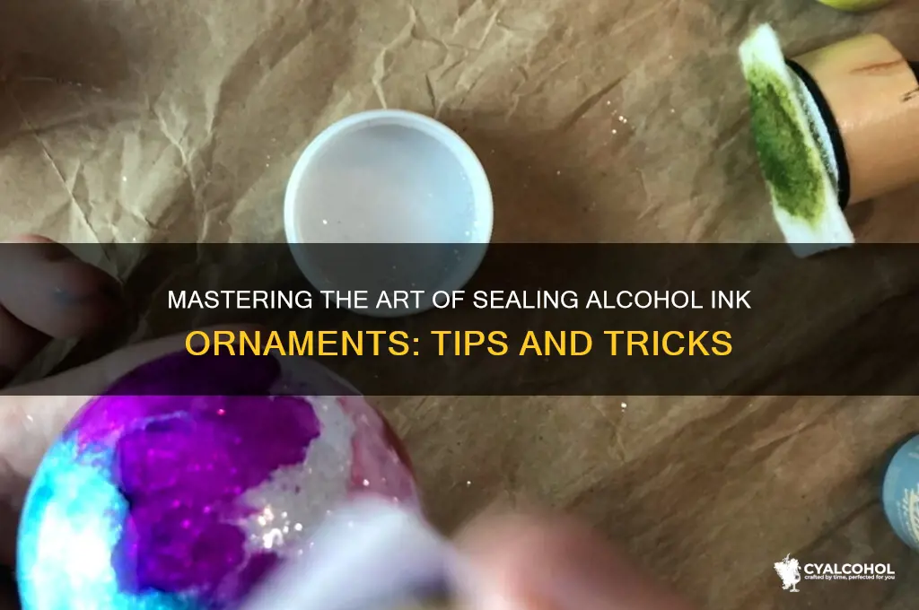 Mastering The Art Of Sealing Alcohol Ink Ornaments: Tips And Tricks ...