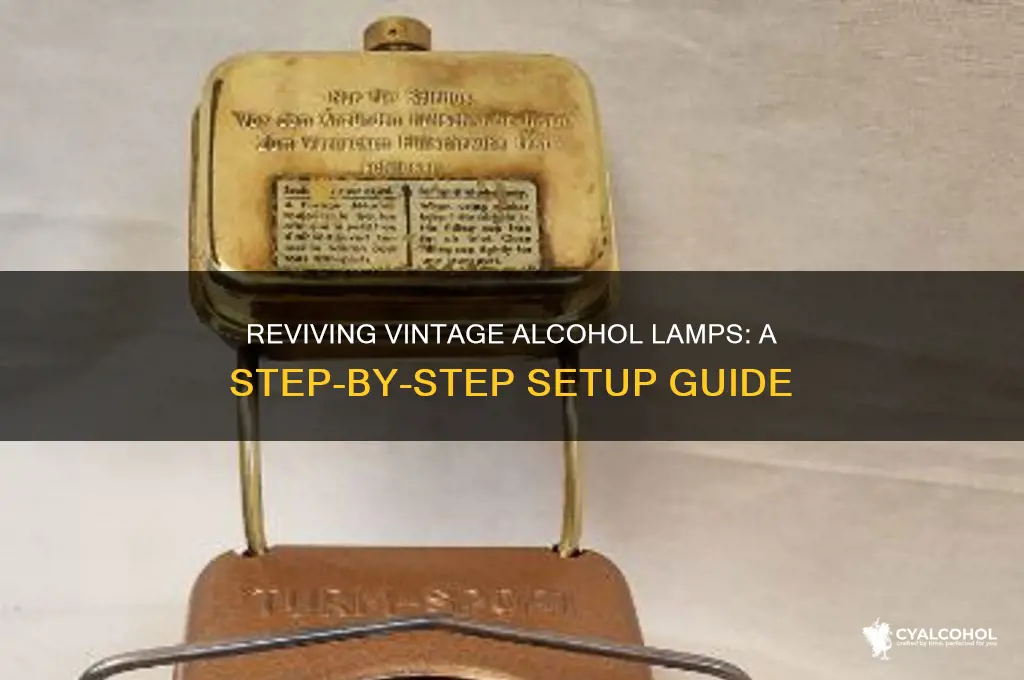 Reviving Vintage Alcohol Lamps: A Step-By-Step Setup Guide | CyAlcohol