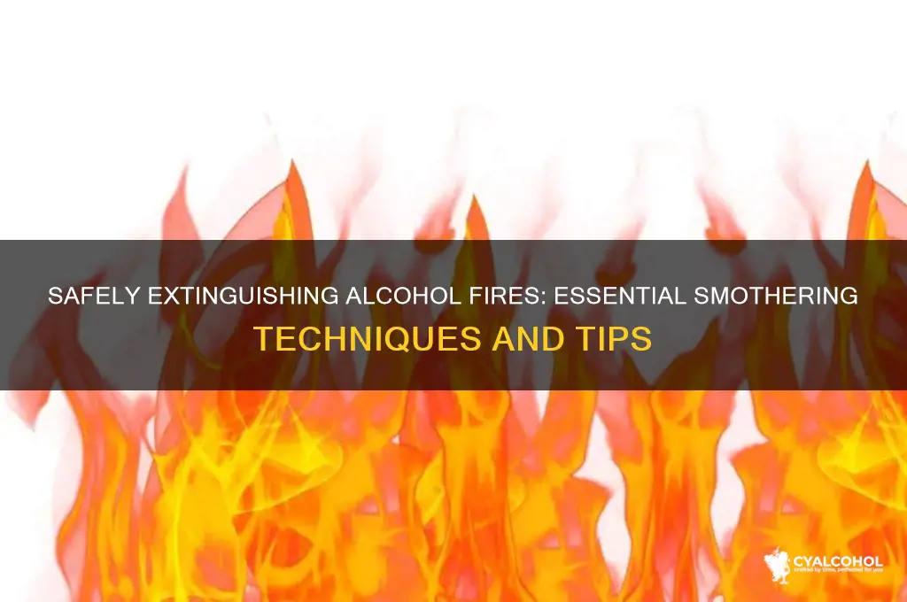 Safely Extinguishing Alcohol Fires: Essential Smothering Techniques And ...