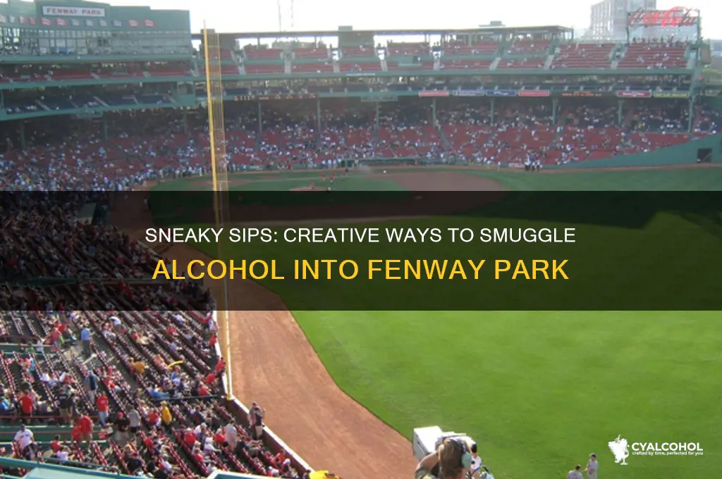 Sneaky Sips: Creative Ways To Smuggle Alcohol Into Fenway Park | CyAlcohol