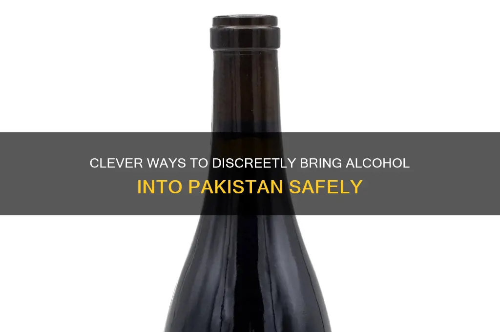Clever Ways To Discreetly Bring Alcohol Into Pakistan Safely | CyAlcohol