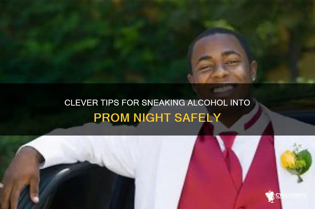 Clever Tips For Sneaking Alcohol Into Prom Night Safely | CyAlcohol