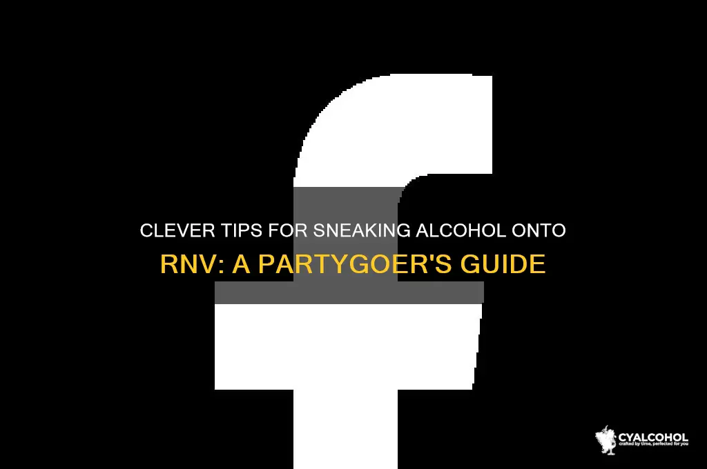 Clever Tips For Sneaking Alcohol Onto Rnv: A Partygoer's Guide | CyAlcohol