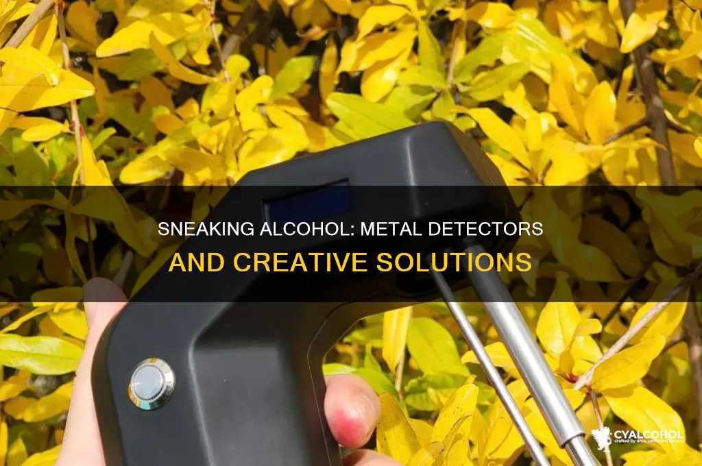 Sneaking Alcohol: Metal Detectors And Creative Solutions | CyAlcohol