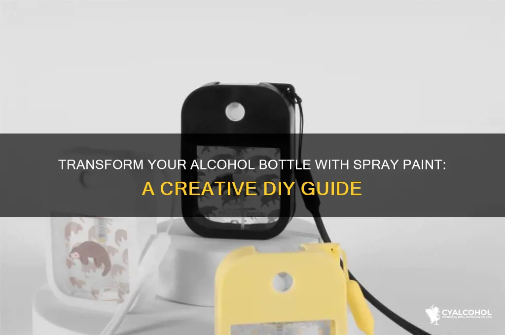 Transform Your Alcohol Bottle With Spray Paint: A Creative Diy Guide ...