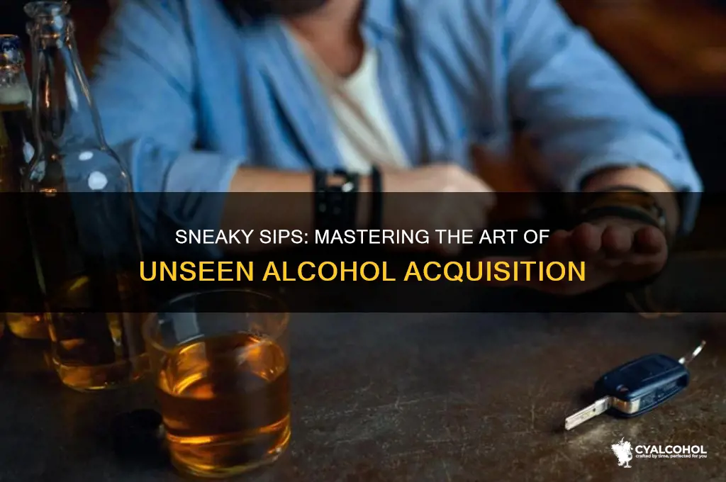 Sneaky Sips: Mastering The Art Of Unseen Alcohol Acquisition | CyAlcohol