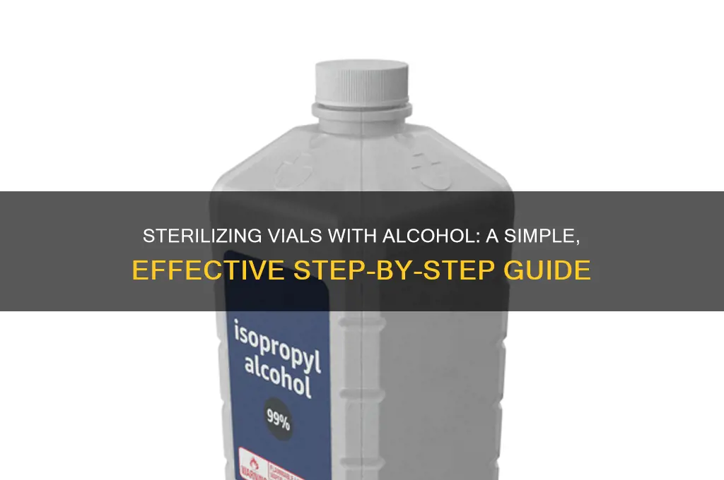 Sterilizing Vials With Alcohol: A Simple, Effective Step-By-Step Guide ...
