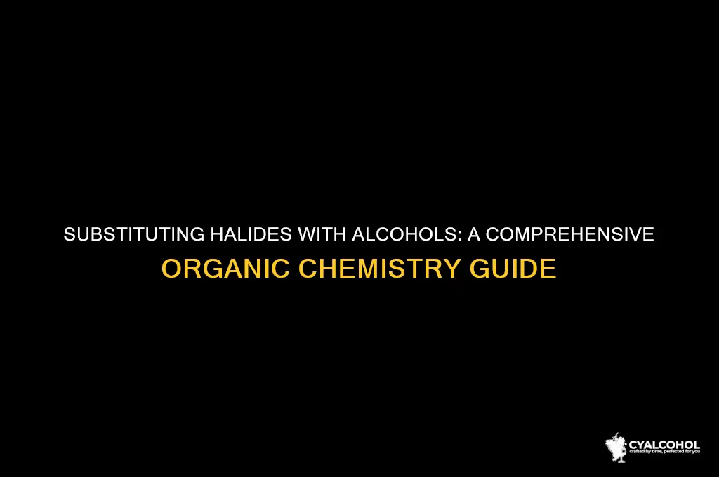 Substituting Halides With Alcohols: A Comprehensive Organic Chemistry ...