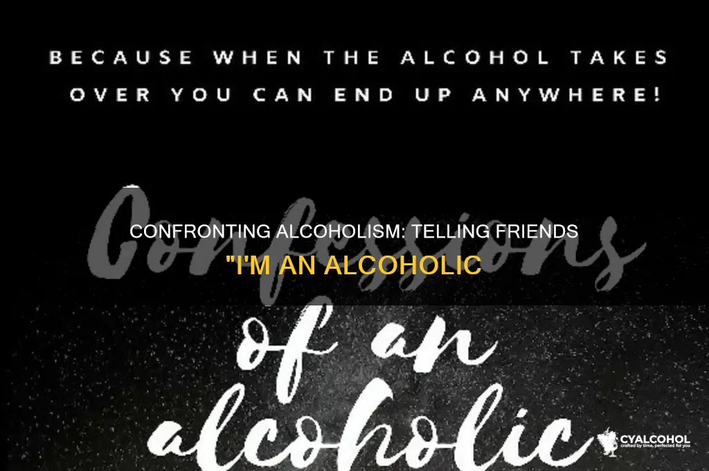 Confronting Alcoholism: Telling Friends "I'm An Alcoholic | CyAlcohol