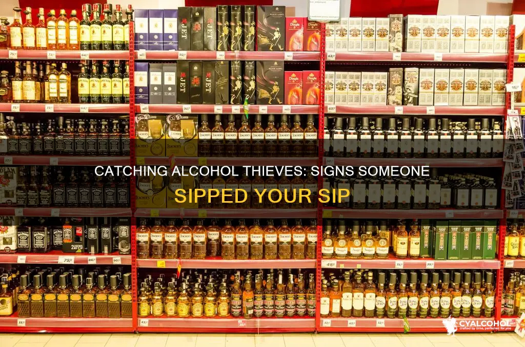 Catching Alcohol Thieves: Signs Someone Sipped Your Sip | CyAlcohol
