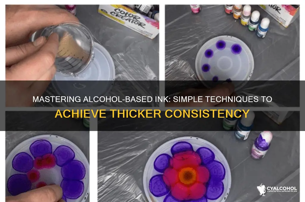 Mastering Alcohol-Based Ink: Simple Techniques To Achieve Thicker ...