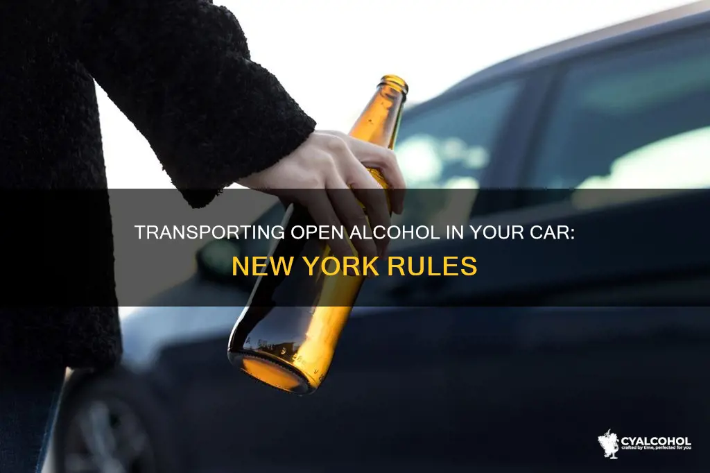 Transporting Open Alcohol In Your Car: New York Rules | CyAlcohol