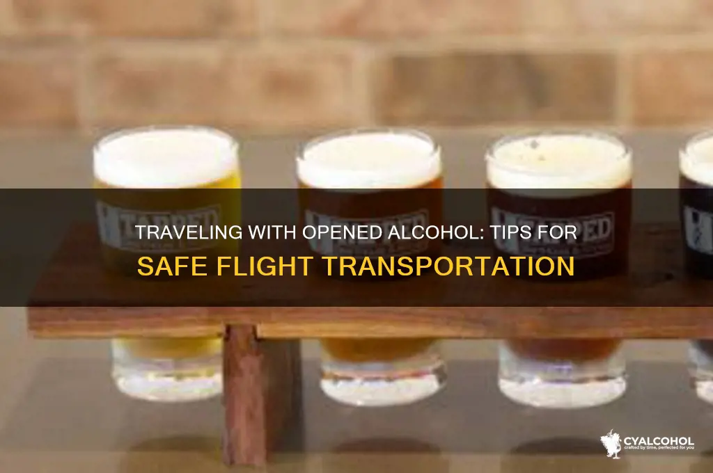 Traveling With Opened Alcohol: Tips For Safe Flight Transportation ...