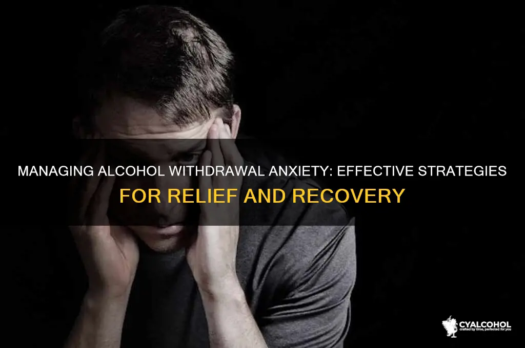 Managing Alcohol Withdrawal Anxiety: Effective Strategies For Relief ...