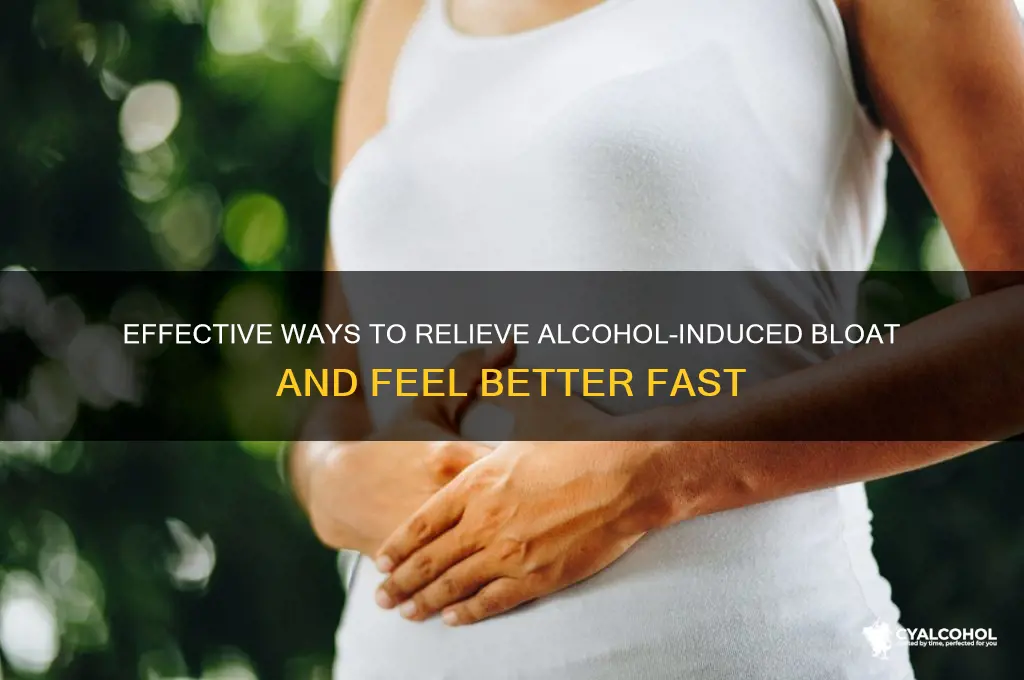 Effective Ways To Relieve Alcohol-Induced Bloat And Feel Better Fast ...