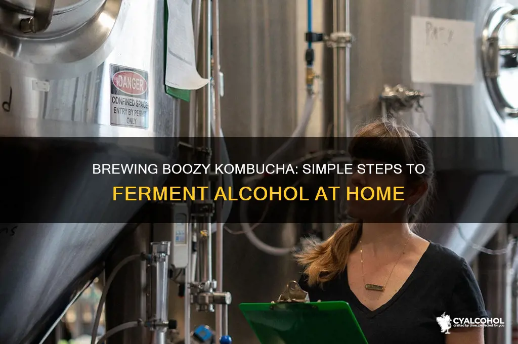 Brewing Boozy Kombucha: Simple Steps To Ferment Alcohol At Home | CyAlcohol