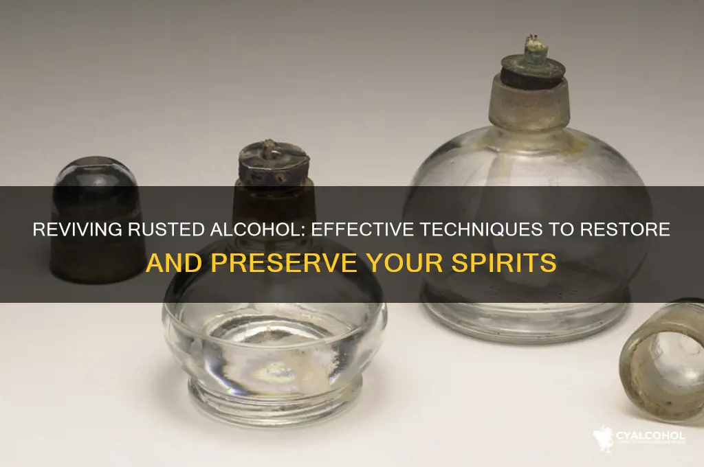 Reviving Rusted Alcohol: Effective Techniques To Restore And Preserve ...