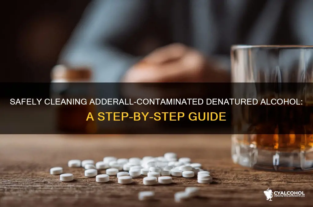 Safely Cleaning Adderall-Contaminated Denatured Alcohol: A Step-By-Step ...