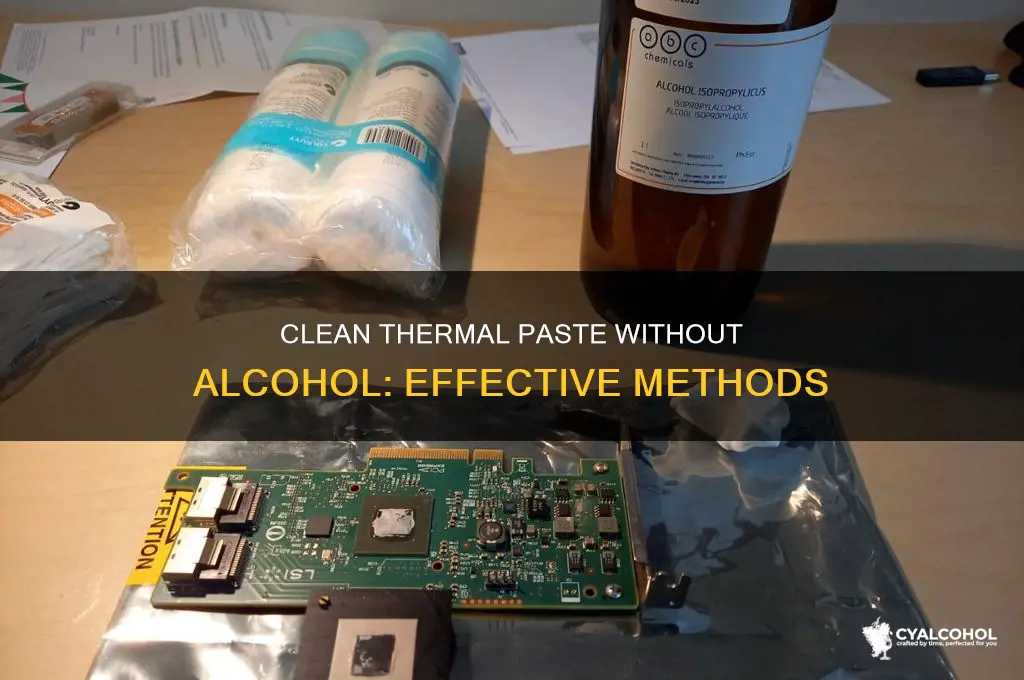 Clean Thermal Paste Without Alcohol: Effective Methods | CyAlcohol