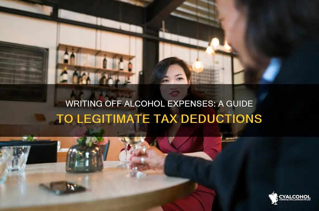 Writing Off Alcohol Expenses: A Guide To Legitimate Tax Deductions ...