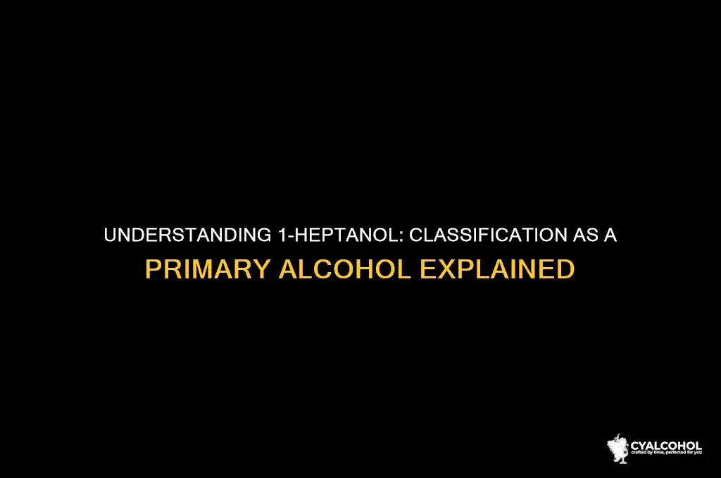 Understanding 1-Heptanol: Classification As A Primary Alcohol Explained ...