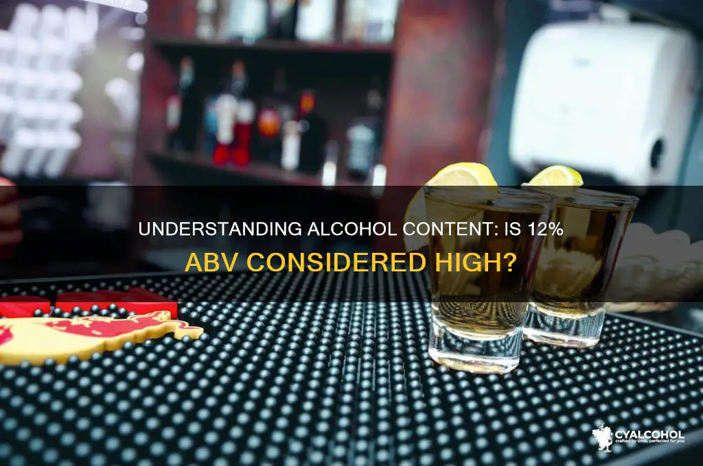 Understanding Alcohol Content: Is 12% Abv Considered High? | CyAlcohol