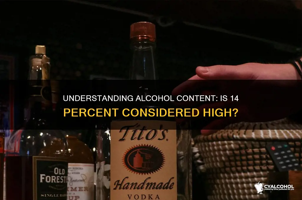 Understanding Alcohol Content: Is 14 Percent Considered High? | CyAlcohol