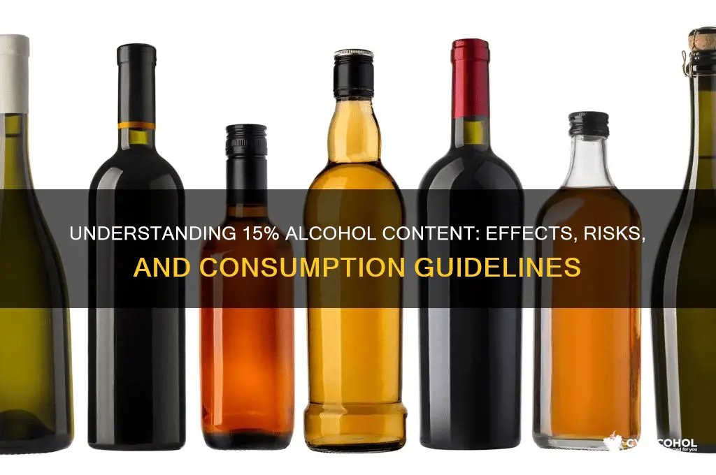 Understanding 15% Alcohol Content: Effects, Risks, And Consumption ...
