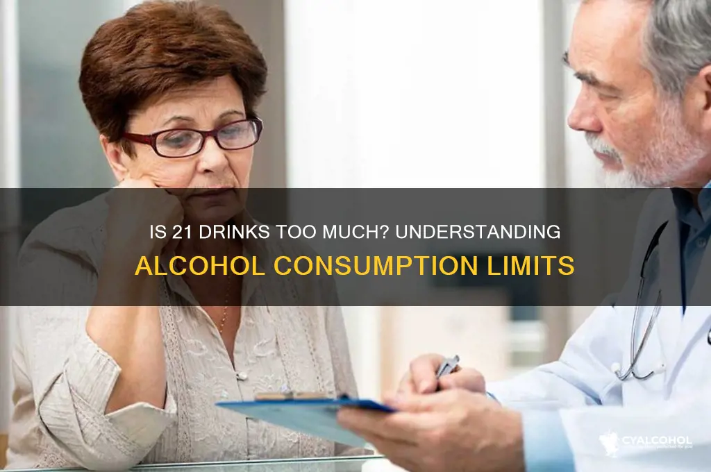 Is 21 Drinks Too Much? Understanding Alcohol Consumption Limits | CyAlcohol
