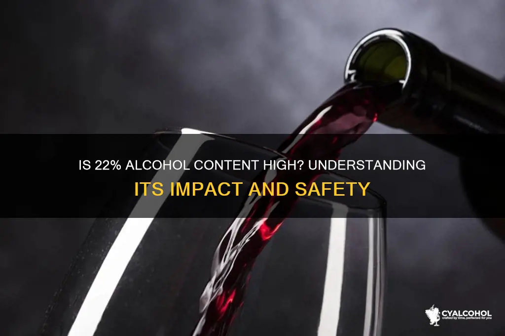 Is 22% Alcohol Content High? Understanding Its Impact And Safety ...