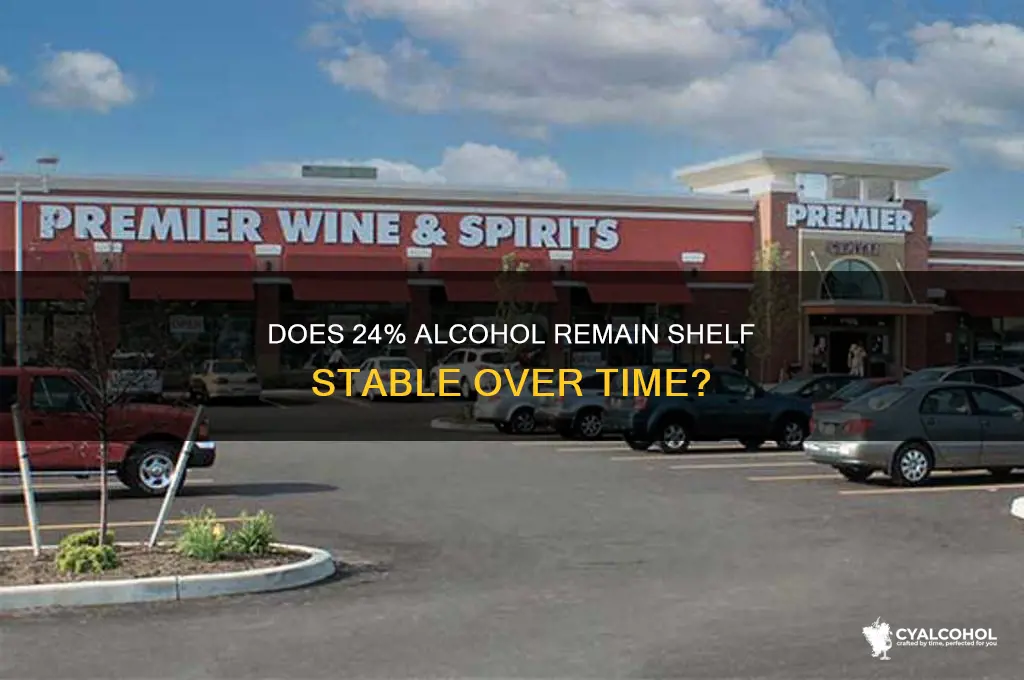 Does 24% Alcohol Remain Shelf Stable Over Time? | CyAlcohol