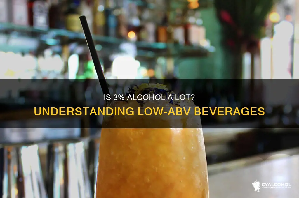 Is 3% Alcohol A Lot? Understanding Low-Abv Beverages | CyAlcohol