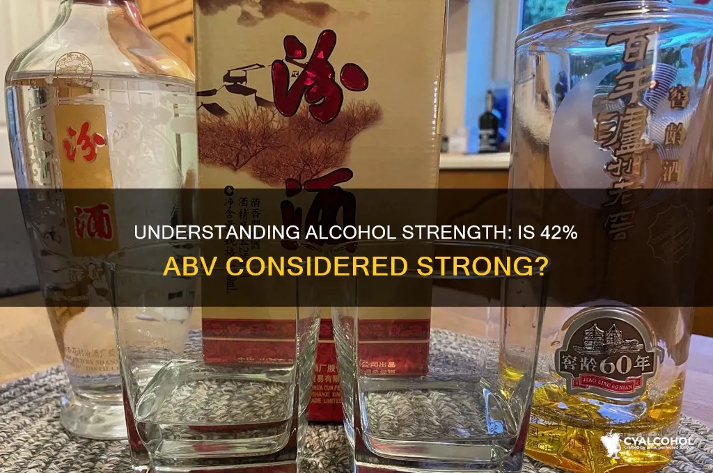 Understanding Alcohol Strength: Is 42% Abv Considered Strong? | CyAlcohol