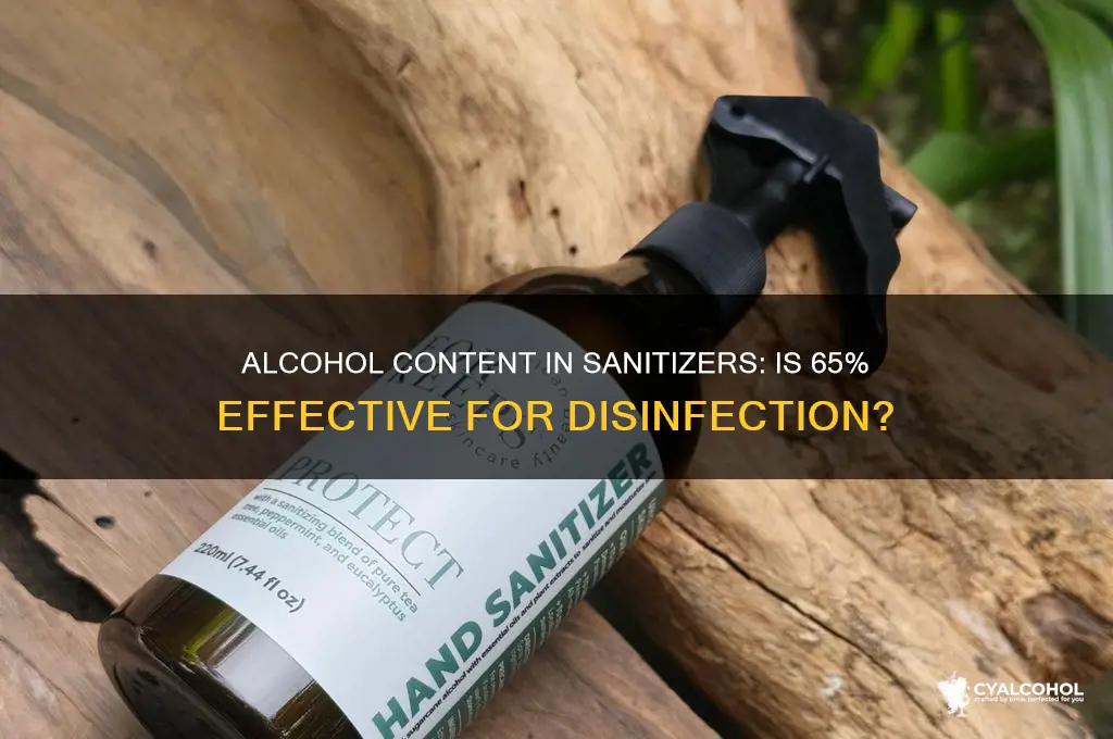 Alcohol Content In Sanitizers: Is 65% Effective For Disinfection ...